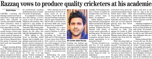 Abdul Razzaq (Pakistani cricketer) Net Worth - Age, Bowling speed ...