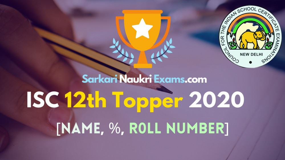 ICSE Board Topper List 2020 10th,12th ISC | Rank, Name, Region Wise ...