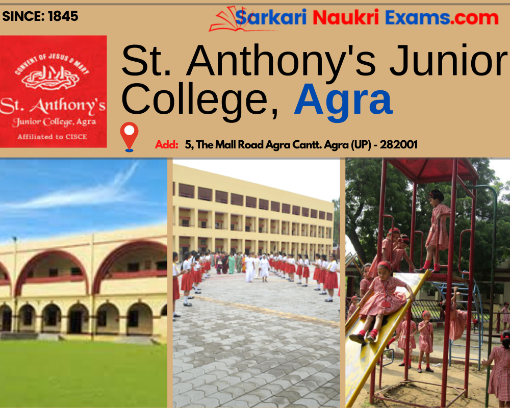 St. Anthony's Junior College, Agra - ICSE/ISC Board