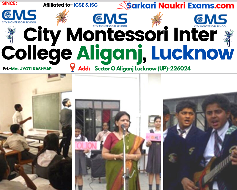 City Montessori Inter College, Aliganj, Lucknow [CMS]