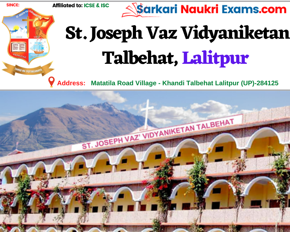 St. Joseph Vaz Vidyaniketan, Talbehat, Lalitpur [SJVV]