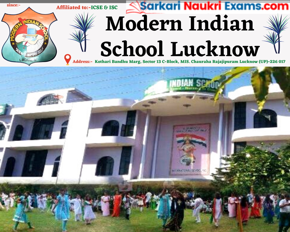 Modern Indian School, Lucknow [MIS]
