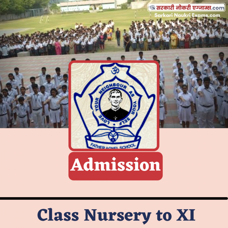 Admission Details Fr Agnel School, Sector 62 Noida (UP) for year 2025-2026