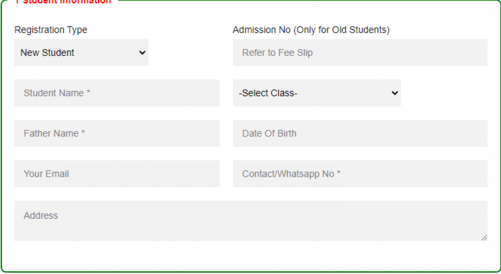 Admission Details Creative Convent College, Lucknow (UP) for year 2025-2026