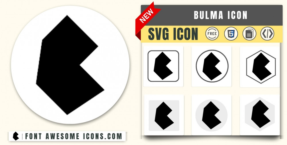 Bulma Icon SVG Code — Download Path / HTML