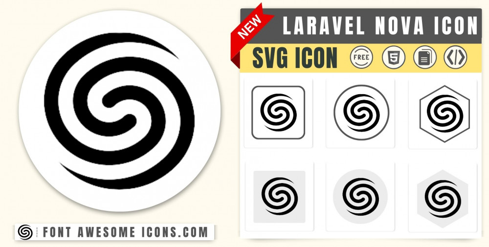 Laravel Nova Icon SVG Code — Download Path / HTML
