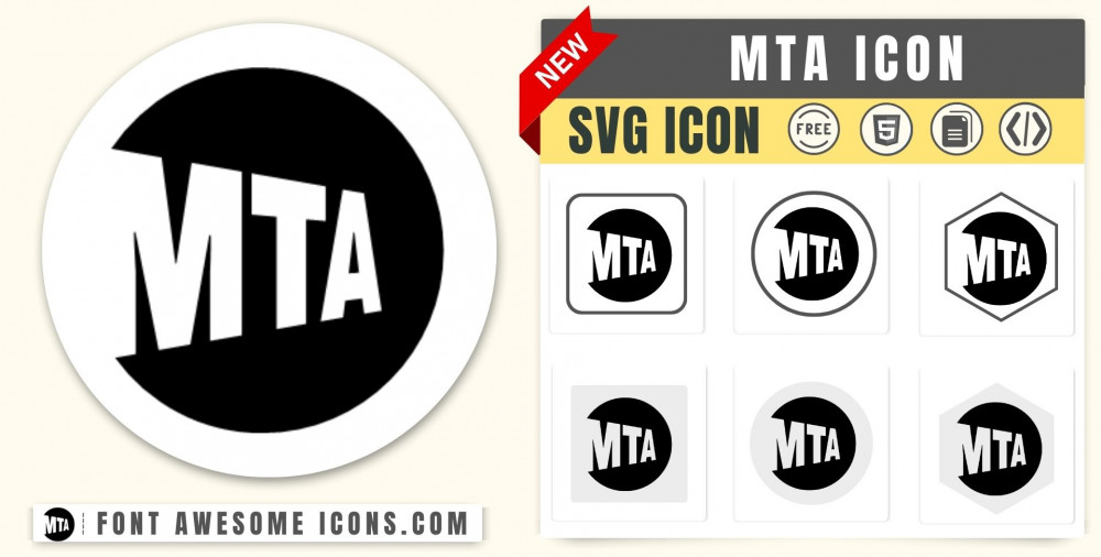 Mta Icon SVG Code — Download Path / HTML