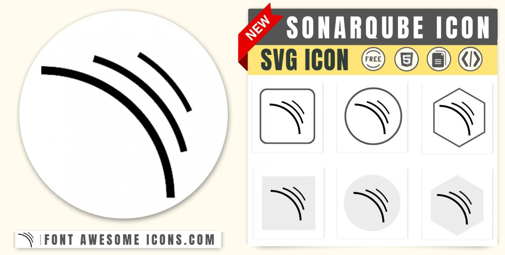 Sonarqube Icon SVG Code — Download Path / HTML