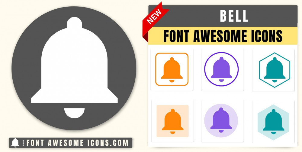 Font Awesome Bell Fa Fa Bell Fas Fa Bell Fa Solid Fa Bell Icon