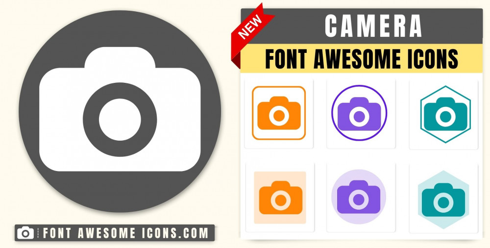 Font Awesome Camera Icon