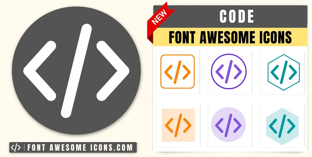 Font Awesome Code Coding Status Invoice 