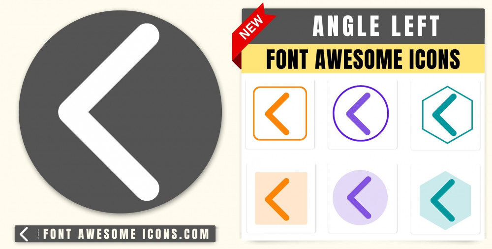 Font Awesome Angle Left