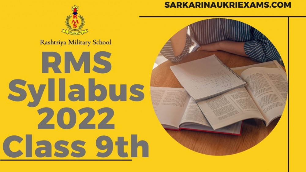 RMS Syllabus 2023 ( 6th, 9th) | Rashtriya Military School Entrance Exam ...
