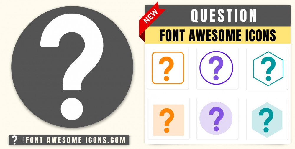 Font Awesome Question Icon