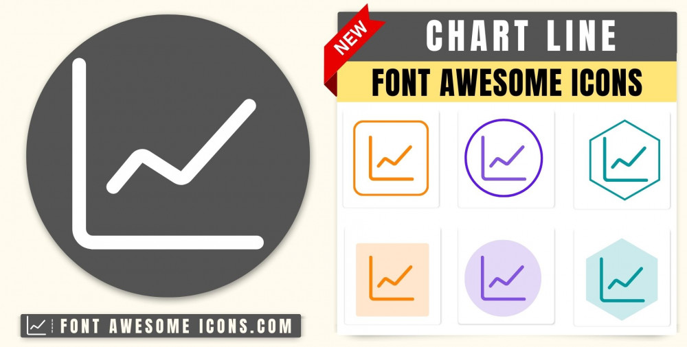 Font Awesome Chart Line Icon Graph Font Awesome Chart Line Icon Graph