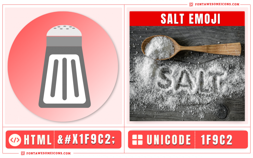Salt Emoji Meaning at Eldon Berthold blog