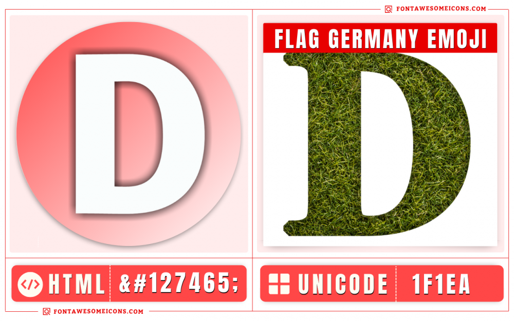 Flag Germany Emoji Copy Paste, Meaning | Unicode