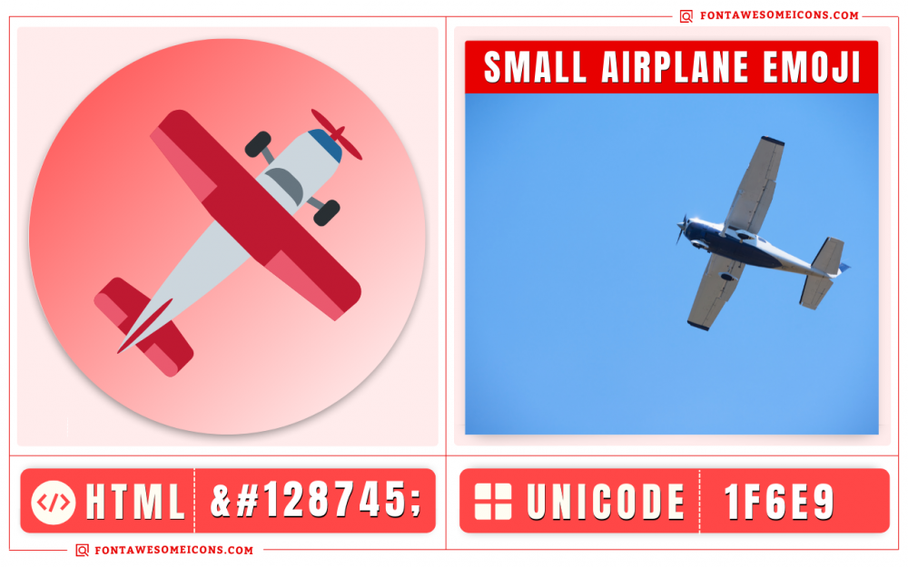 Small Airplane Emoji Copy Paste, Meaning | Unicode