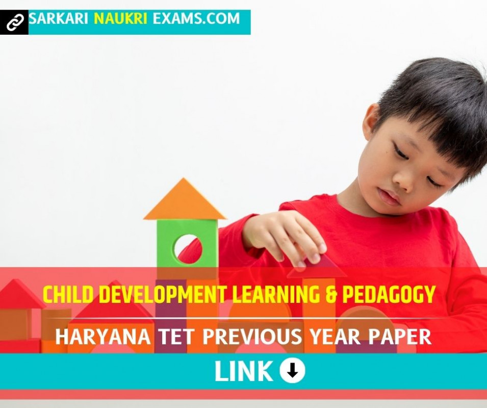 Haryana TET Previous Year Papers | HTET Level 1, 2, 3 (PRT, TGT, PGT ...