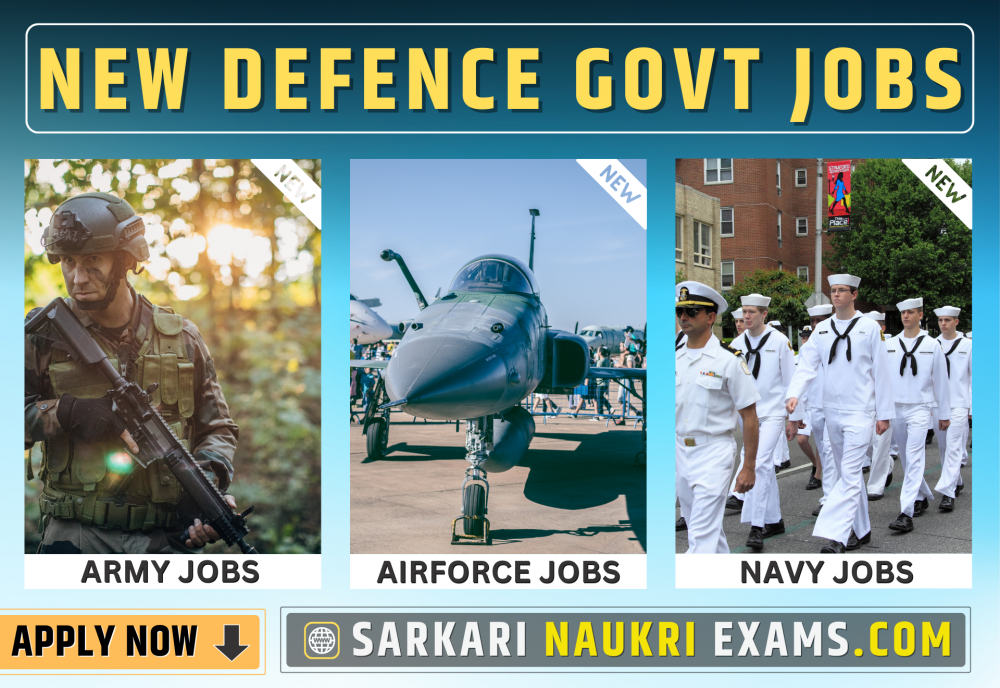 Defence Govt Jobs 2024 | Latest Sarkari Vacancy Defence [Live/Upcoming]