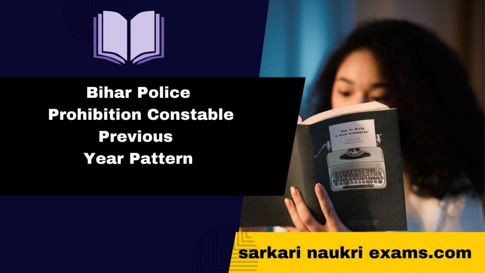 Bihar Police Prohibition Constable Previous Year Paper 2024 | Mock Test ...