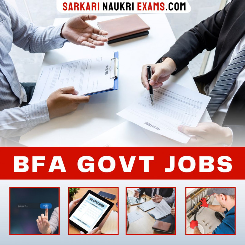 BFA Govt Jobs 2025 | Upcoming BFA Sarkari Naukri New Vacancy 2025-24