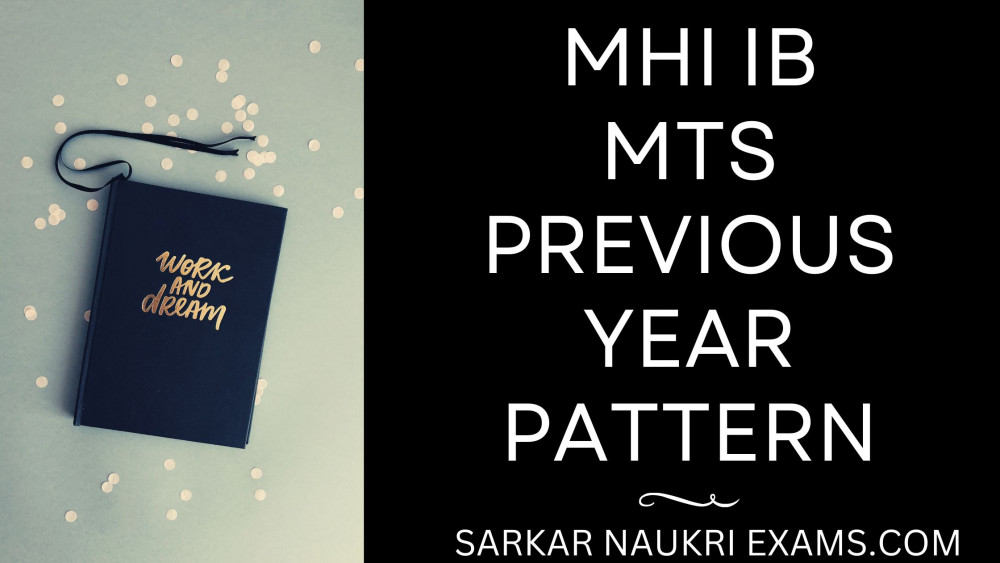 IB MTS Previous Year Paper | MHA Practice Question, Mock Test in Hindi ...