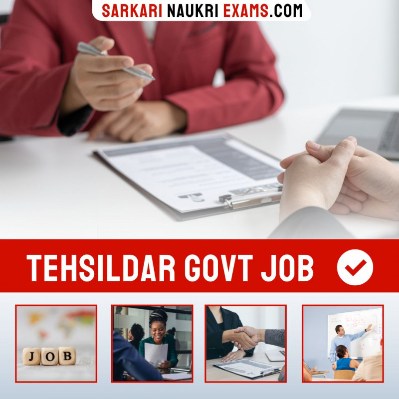 Tehsildar Govt Job 2024 | Tehsildar Sarkari Naukri New Vacancy 2024-24