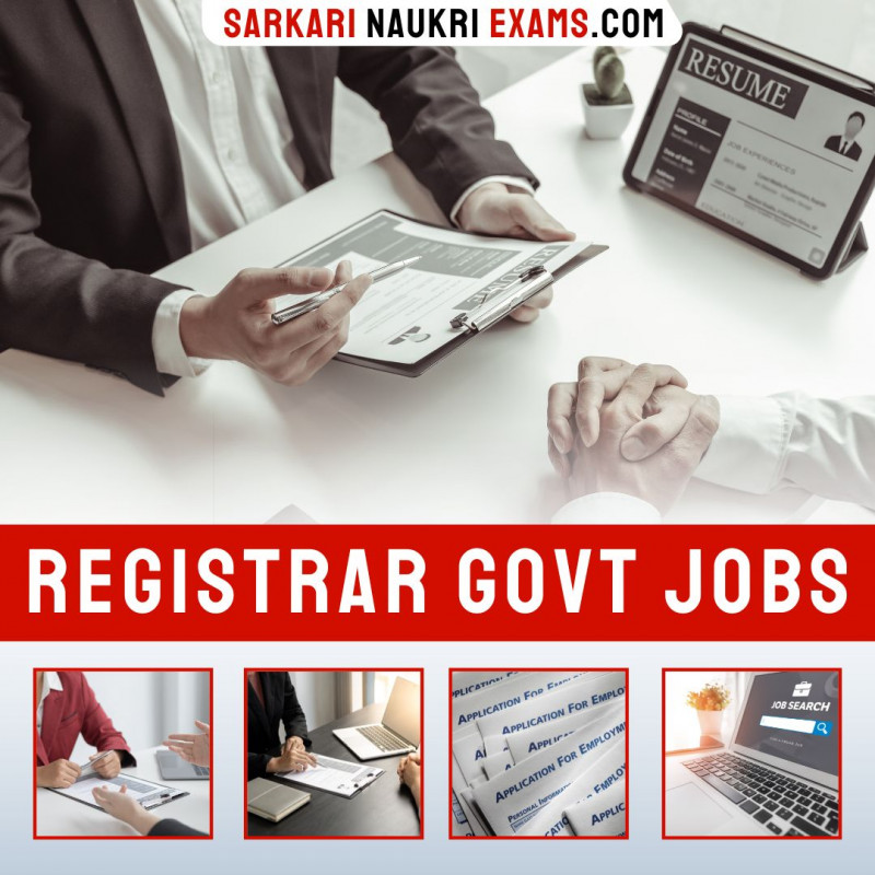 Registrar Vacancy 2026 | Assistant Registrar Recruitment & Jobs