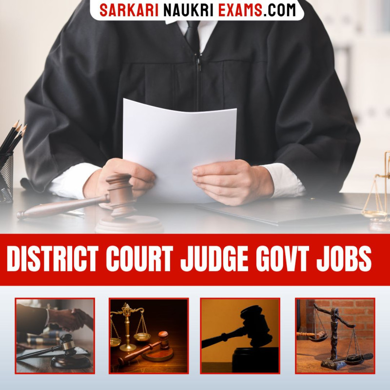 District Court Judge Recruitment 2024 | District Court Judge Govt Jobs ...