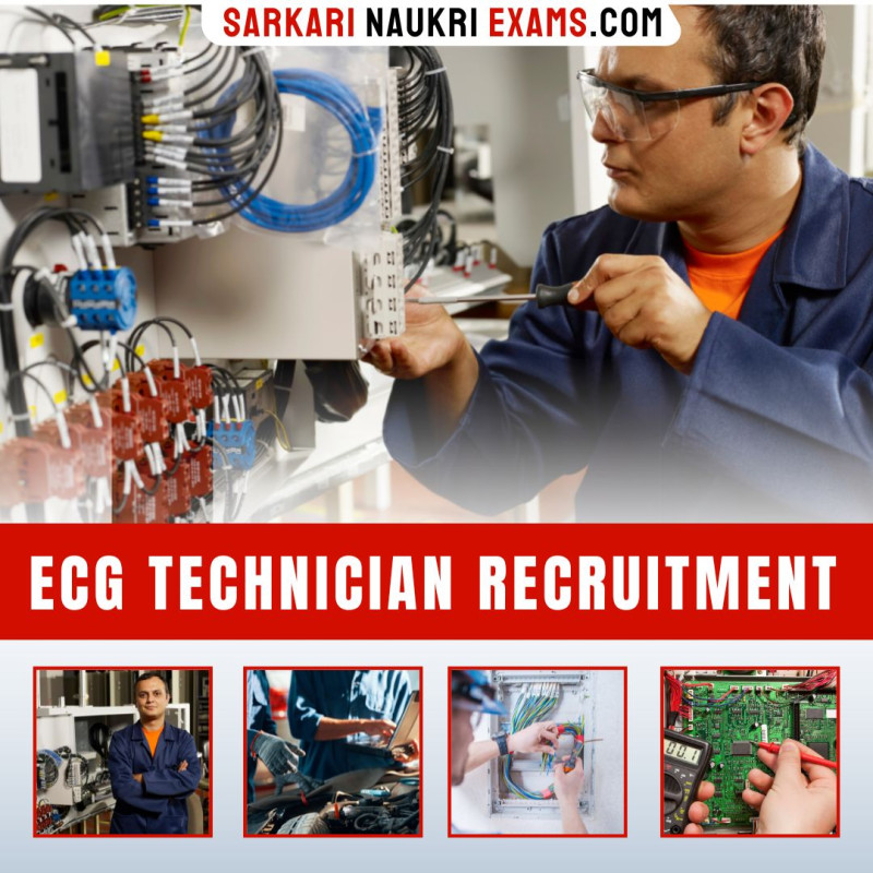 ECG Technician Recruitment | Govt Jobs ECG Technician Vacancy 2024
