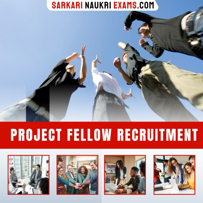 Project Fellow Recruitment 2026 | Project Fellow Govt Job Vacancy
