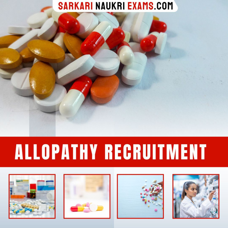Allopathy Recruitment | Govt Jobs Allopathy Vacancy 2026