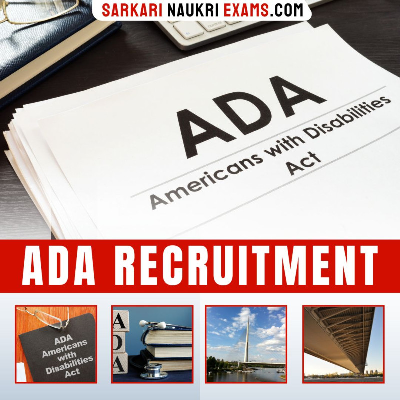 ADA Recruitment 2025 | ADA Govt Job Vacancy Online Form 2025