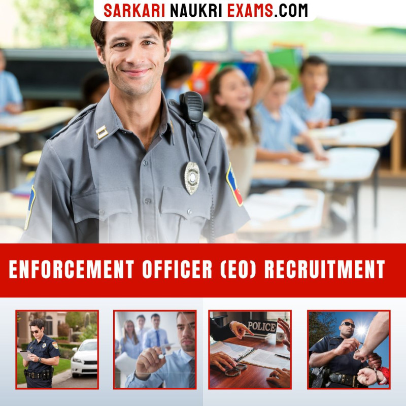 Enforcement officer (EO) Recruitment 2026 | EO Govt Job Vacancy Online Form 2026