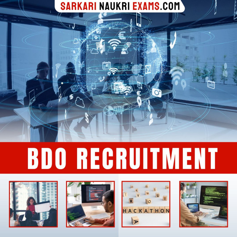BDO Recruitment 2025 | BDO Sarkari Naukri Online Form