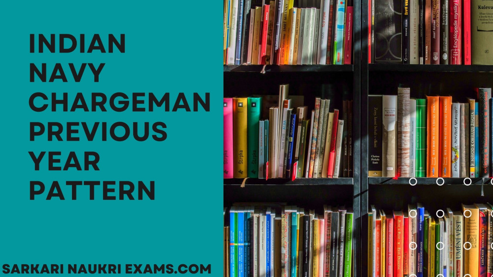 Indian Navy Chargeman Previous Year Paper | Exam Pattern PDF Download ...