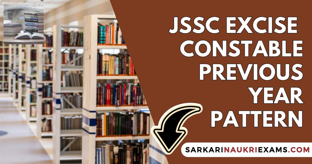 JSSC Excise Constable Previous Paper Year | Exam Pattern PDF Download ...