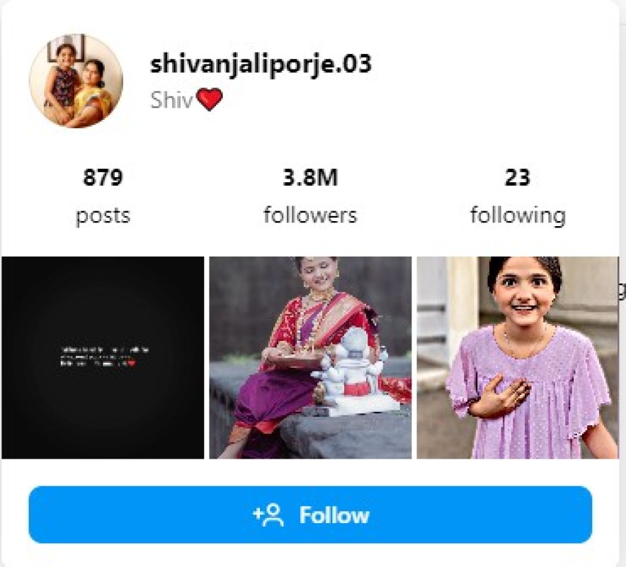 Shivanjali Porje: Age, Net Worth, Biography, Instagram (2023) | Family ...