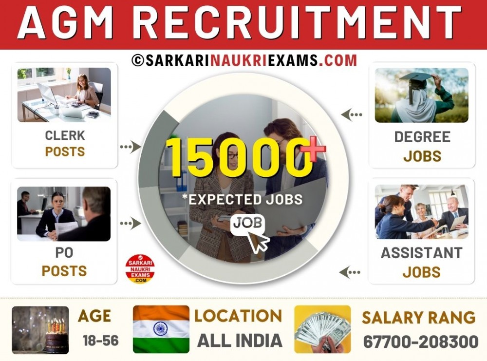 AGM Recruitment 2025 | Assistant General Manager Govt Jobs Vacancies