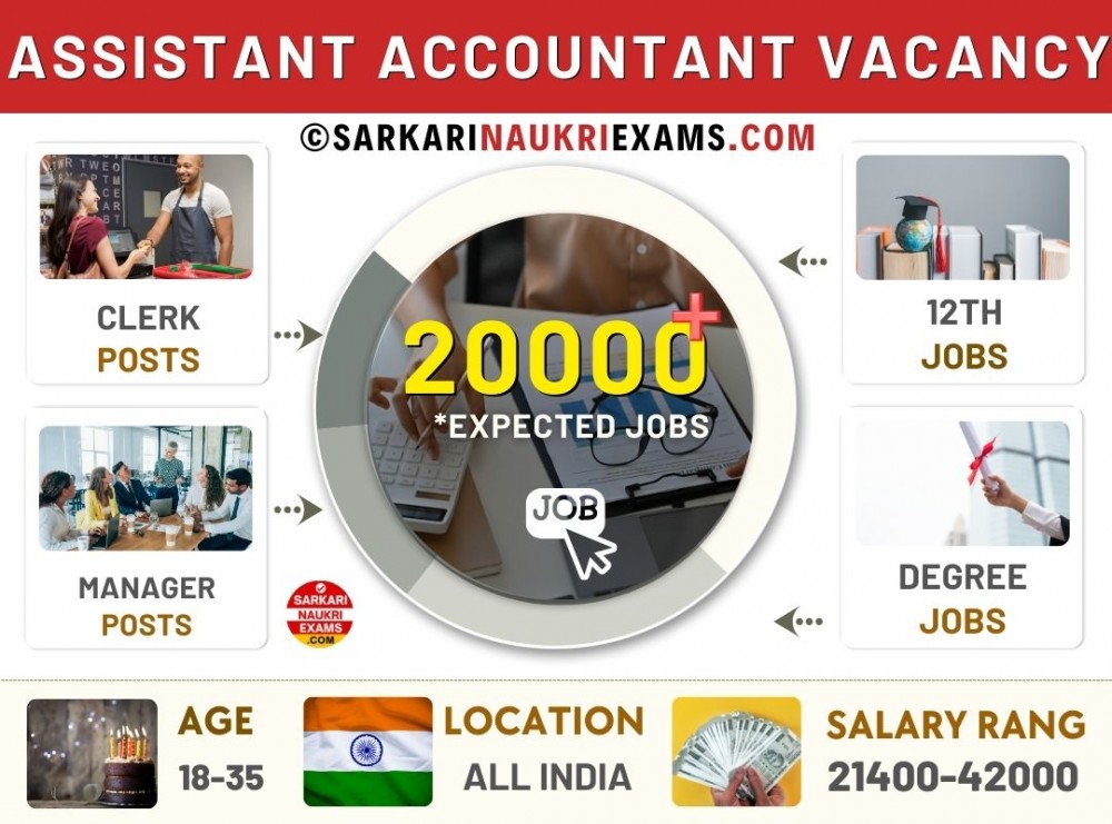 Assistant Accountant Vacancy Govt Sector | JAA Recruitment & Jobs