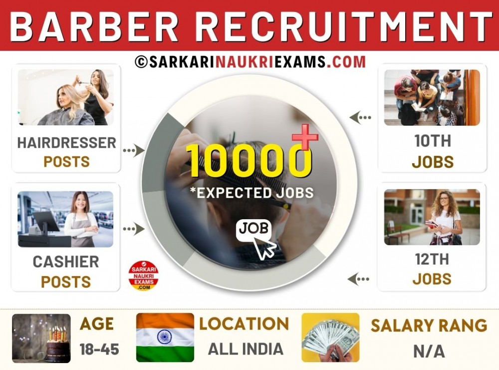 Barber Recruitment 2025 | Barber Vacancy & Jobs