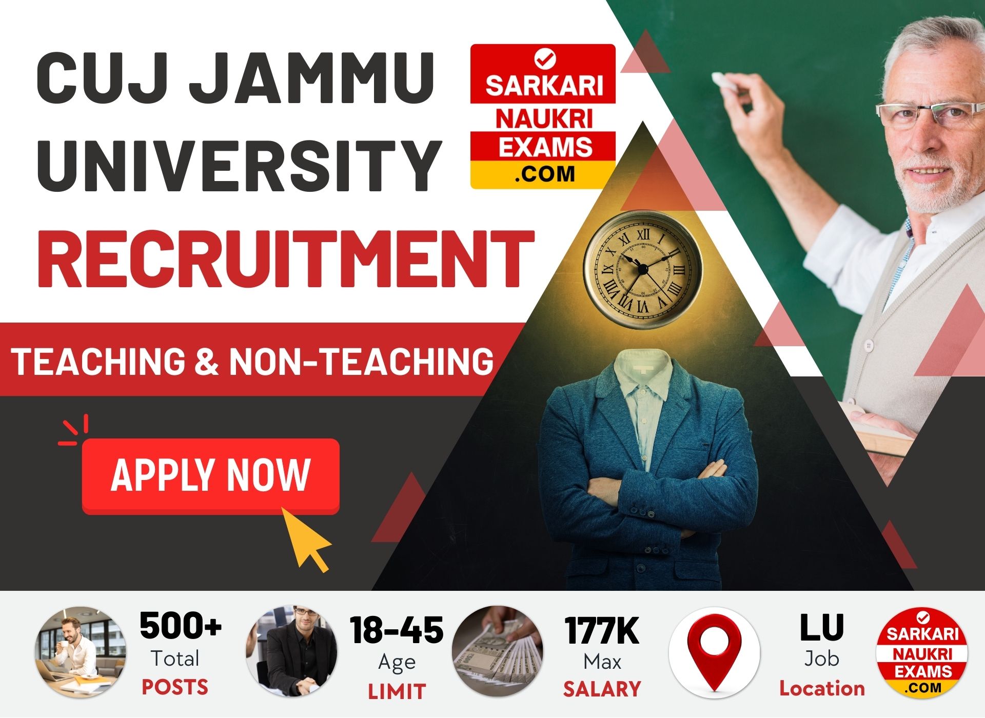 Central University of Jammu Recruitment 2026 | CU Jammu Vacancy Non ...
