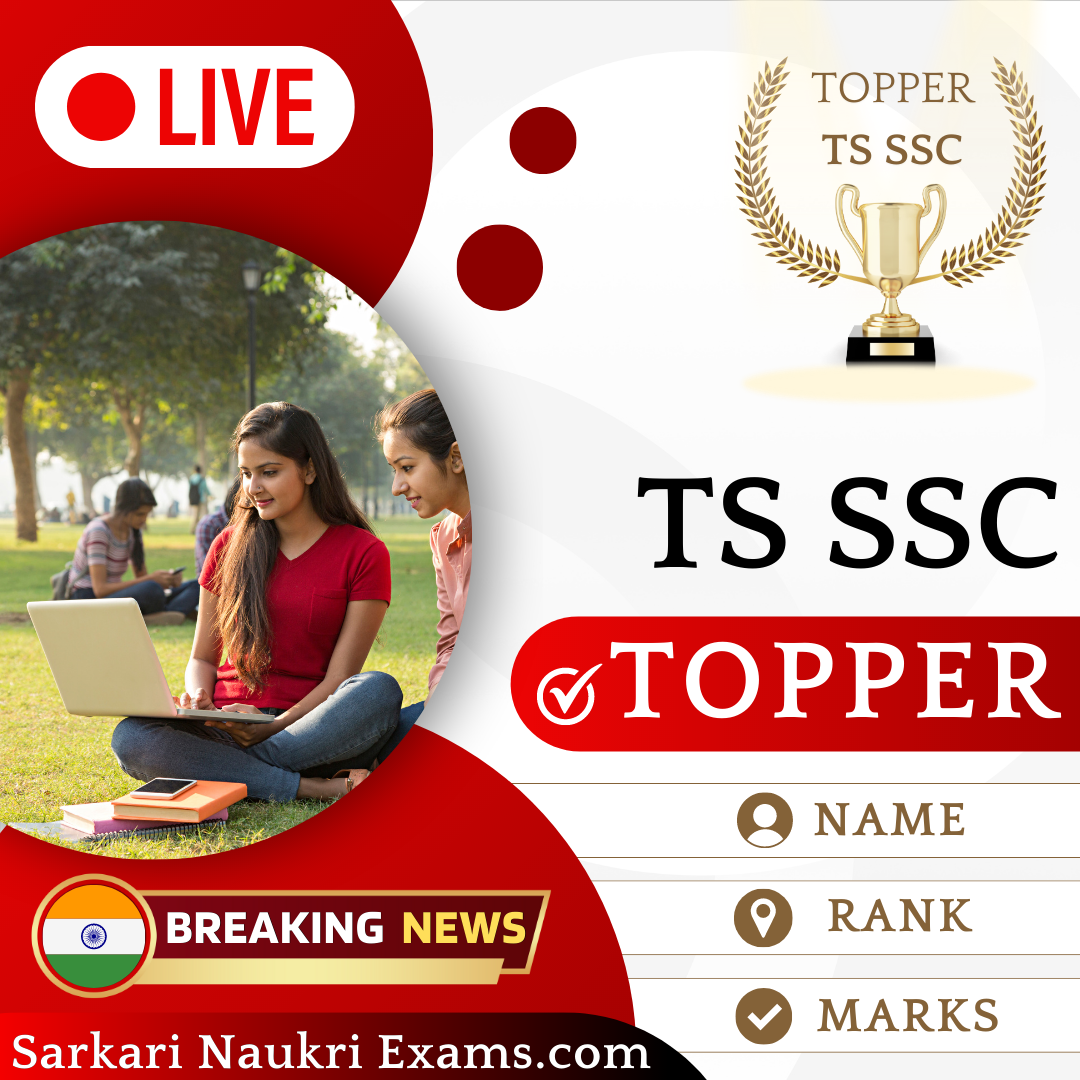 TS SSC Toppers List 2024, BIE Telangana 10th Top Rank, Merit List!