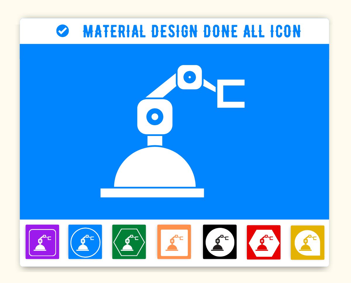 Material Design Precision Manufacturing Icon | (Crane) Material UI ...