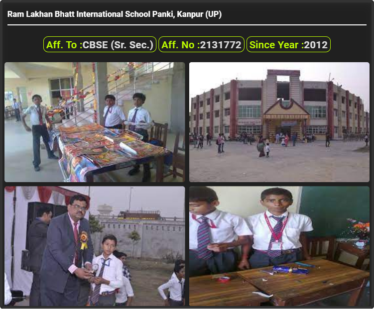 Ram Lakhan Bhatt International School Panki, Kanpur (UP)
