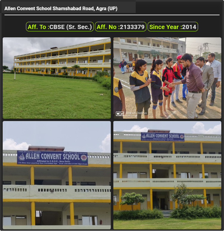 Allen Convent School Shamshabad Road, Agra (UP)