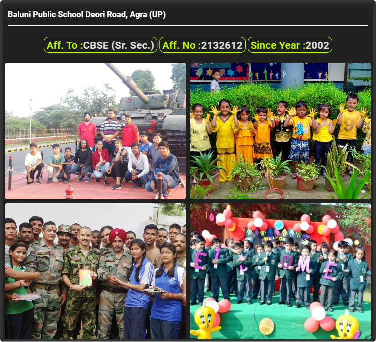 Baluni Public School Deori Road, Agra (UP)