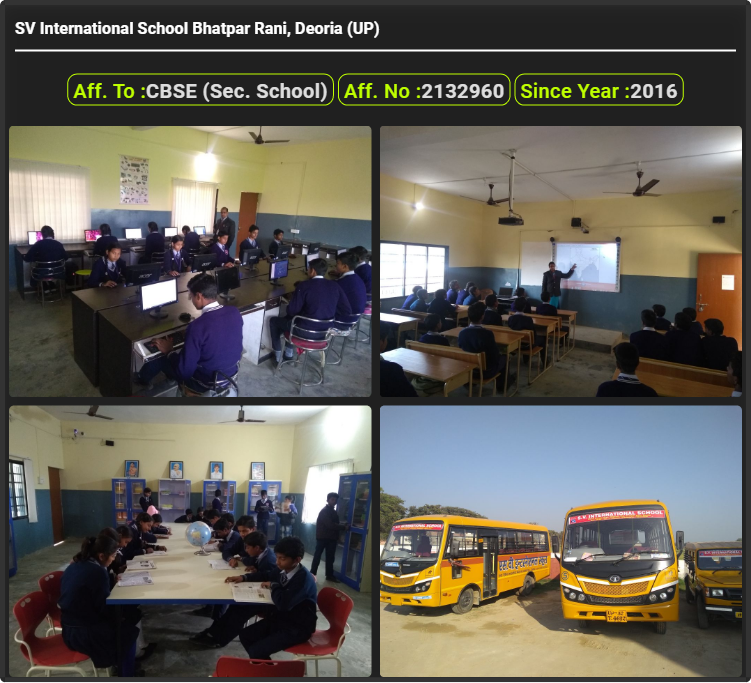 SV International School Bhatpar Rani, Deoria (UP)