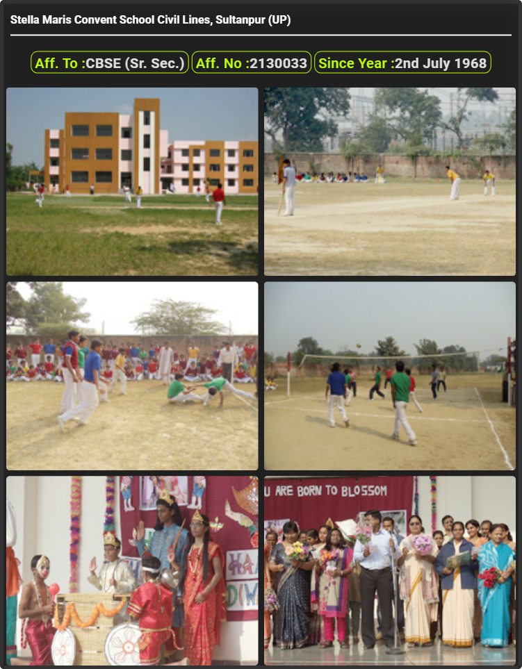 Stella Maris Convent School Civil Lines, Sultanpur (UP)